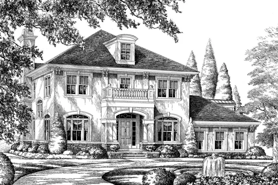 Villa Alexandria House Plan | Southern Living House Plans